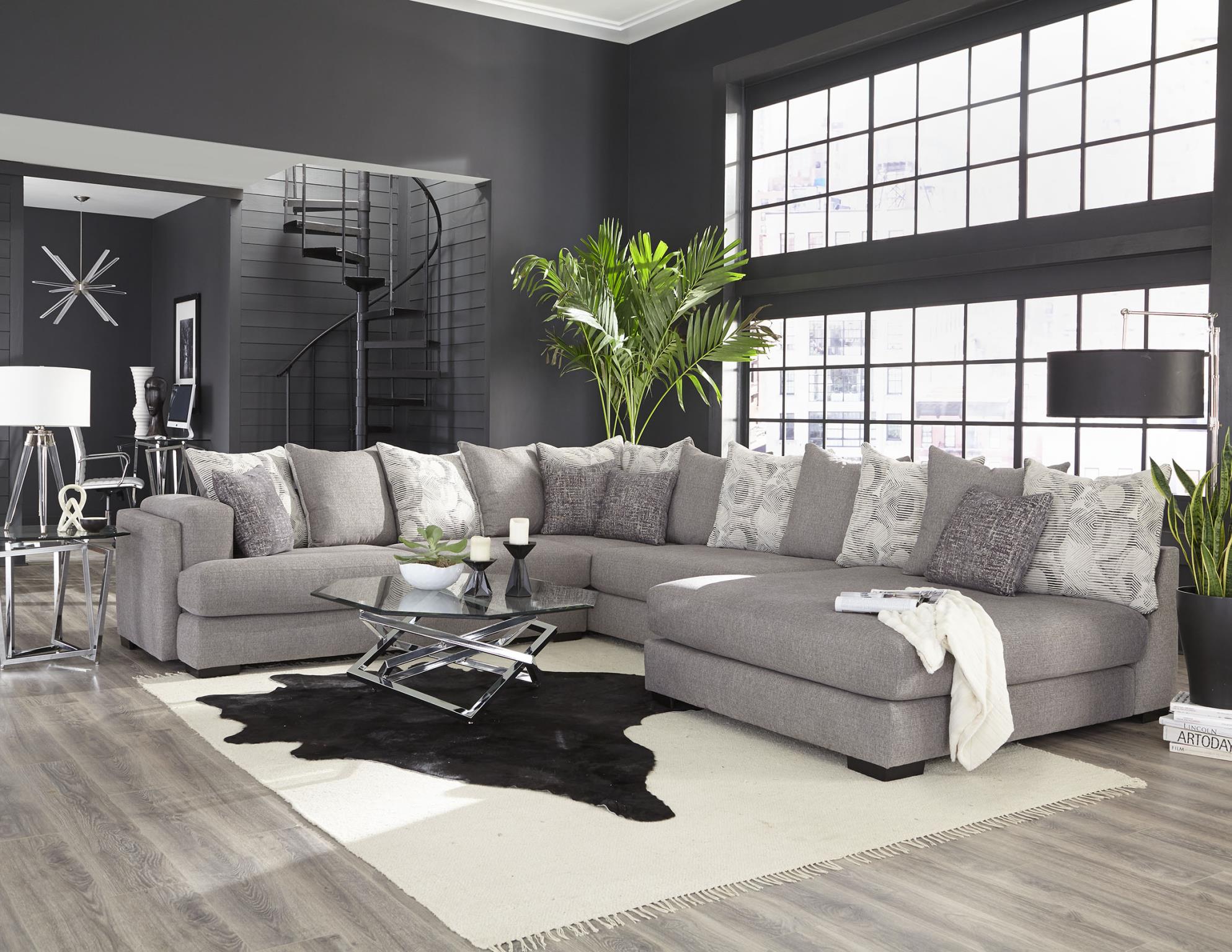 Garrett Sterling 3pc Sectional – Midwest Furniture Liquidators