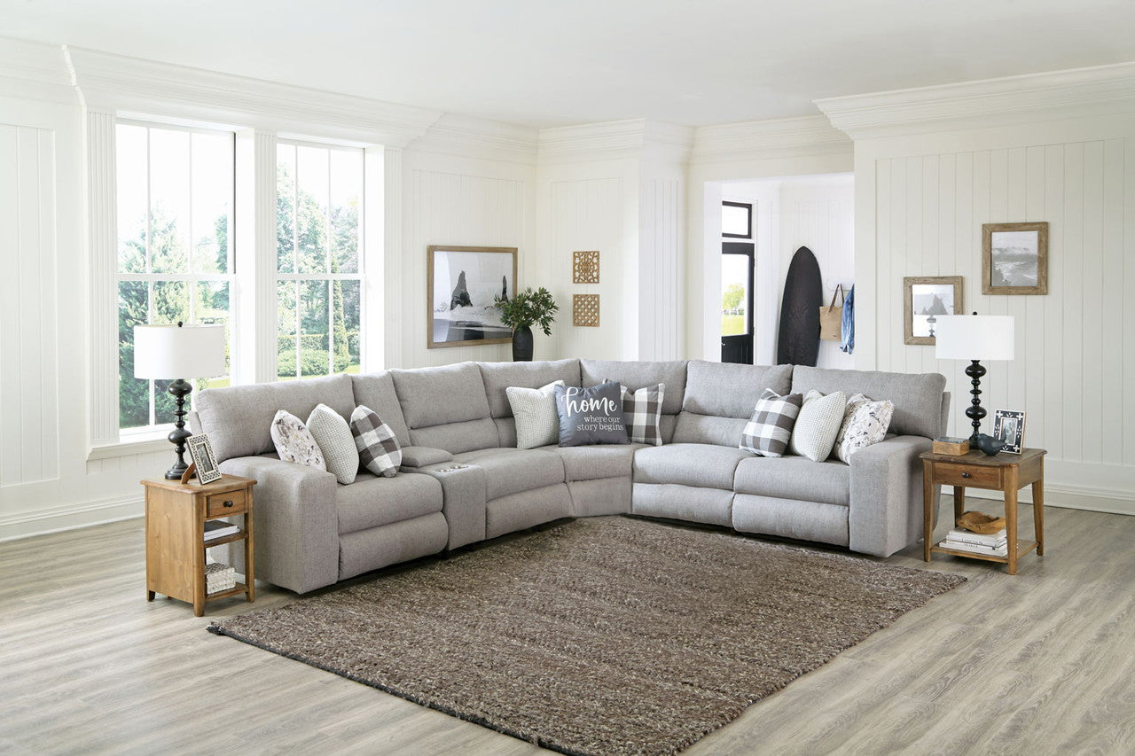 Rockport 6-piece Power Reclining Sectional – Midwest Furniture Liquidators