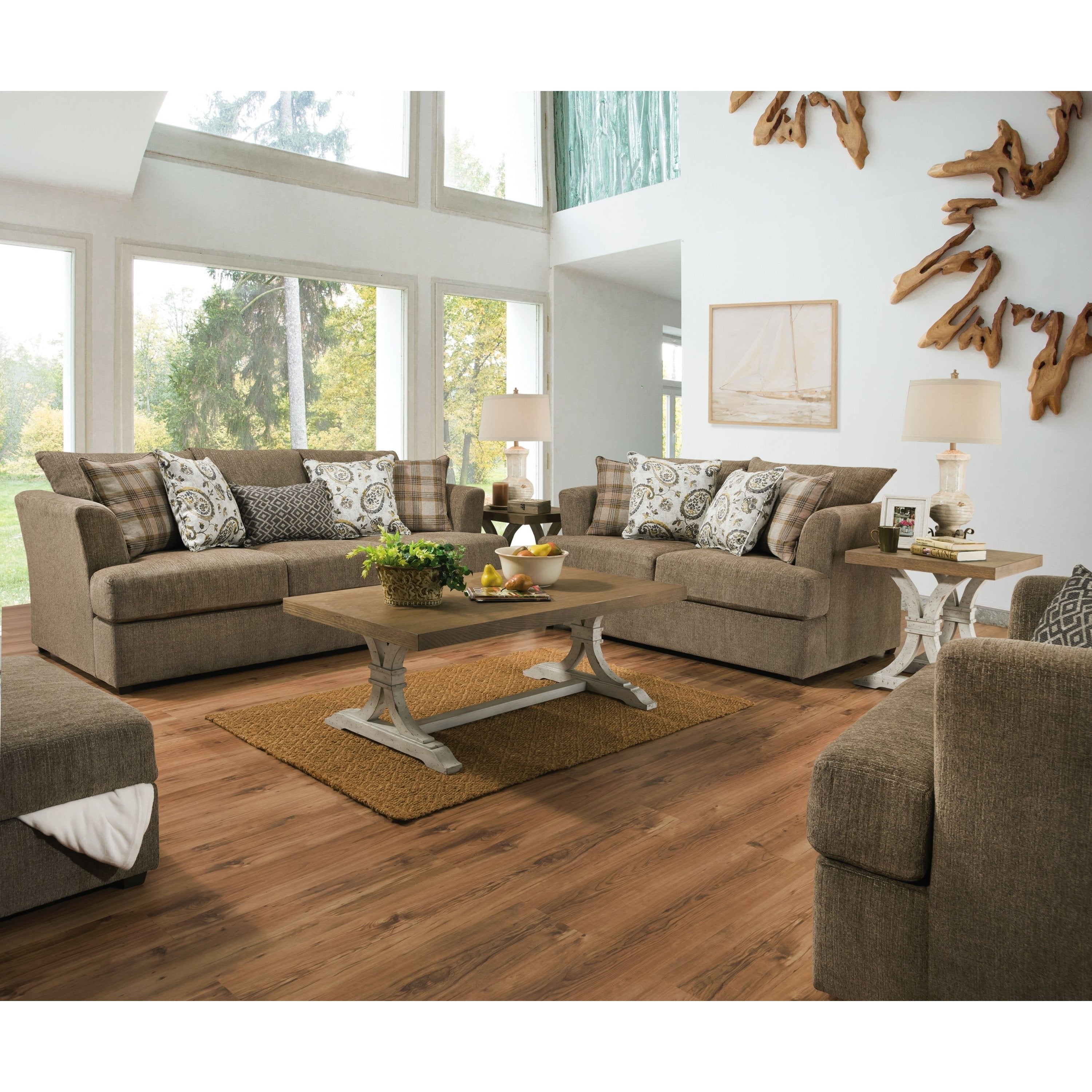8009 STATIONARY SOFA AND LOVESEAT – Midwest Furniture Liquidators