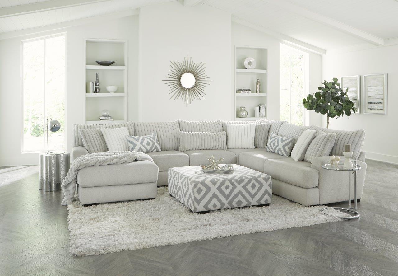 Tweed Mondo 3 Piece Sectional & Ottoman – Midwest Furniture Liquidators