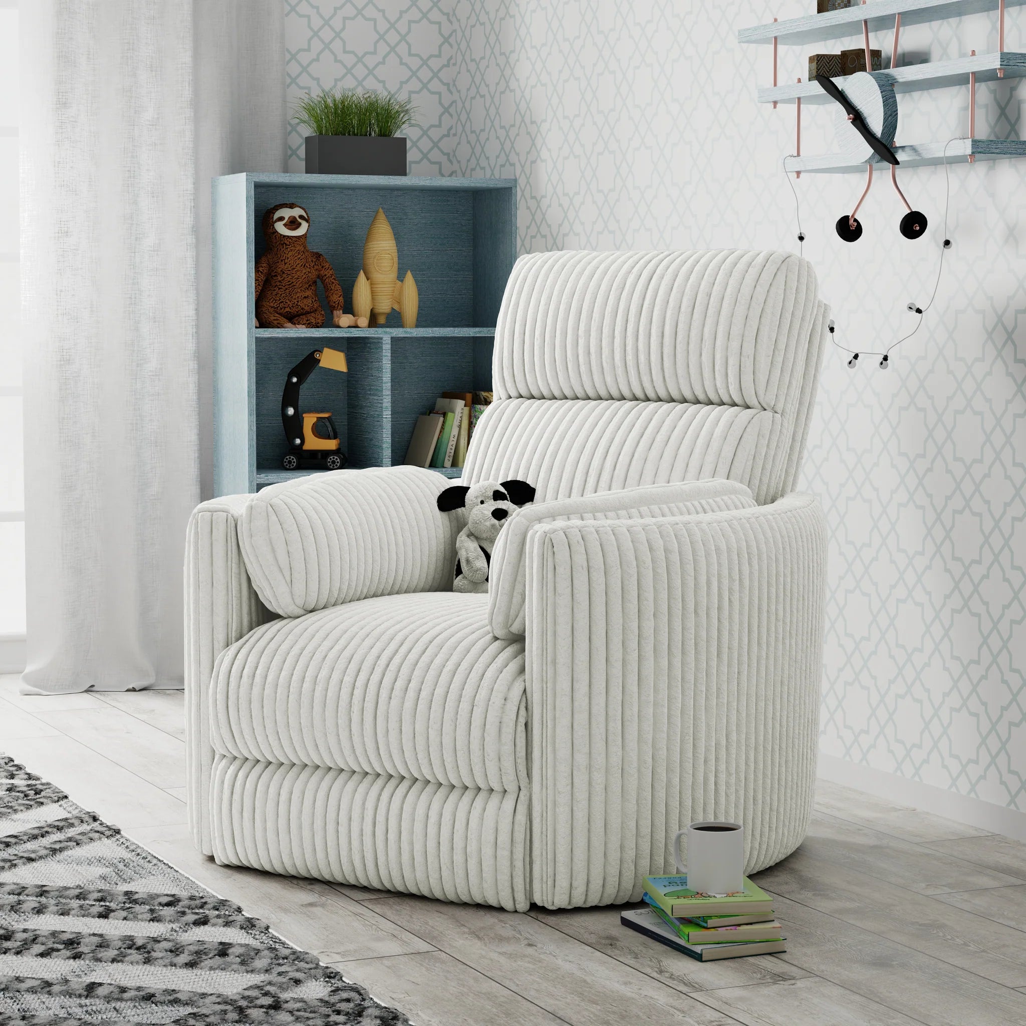 Radius Mega Ivory Reclining Chair – Midwest Furniture Liquidators