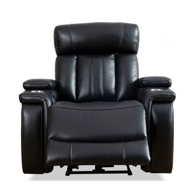 Royce Black Recliner – Midwest Furniture Liquidators