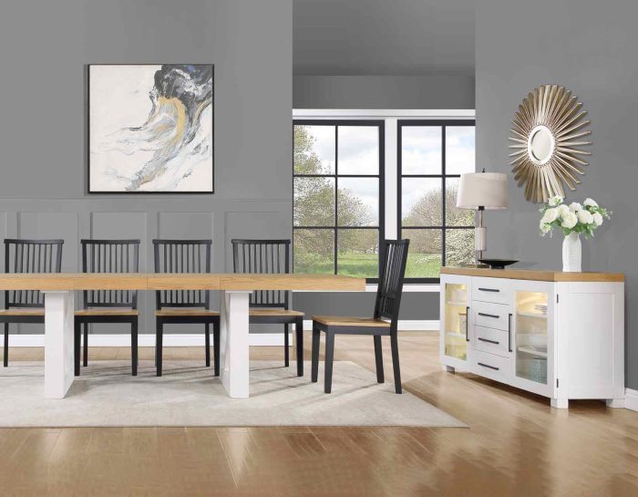 Magnolia 7-Piece 72-108-inch Dining Set (Table & 6 Side Chairs ...