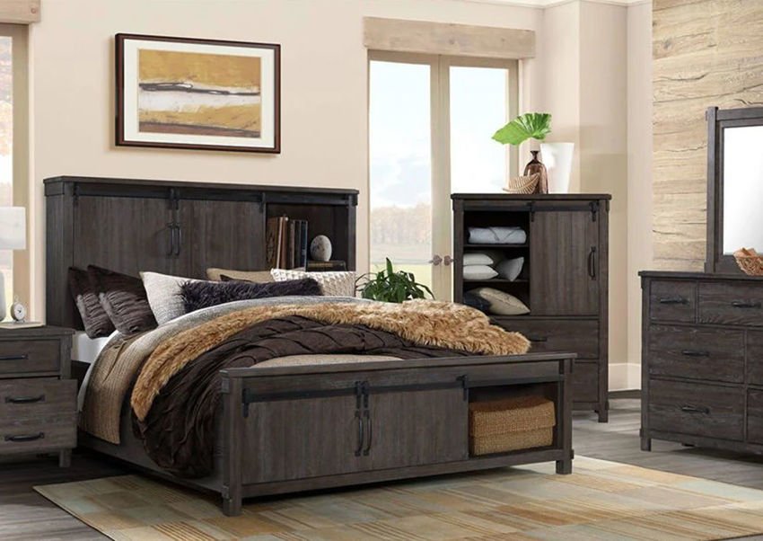 Scott Dark Bedroom Set – Midwest Furniture Liquidators